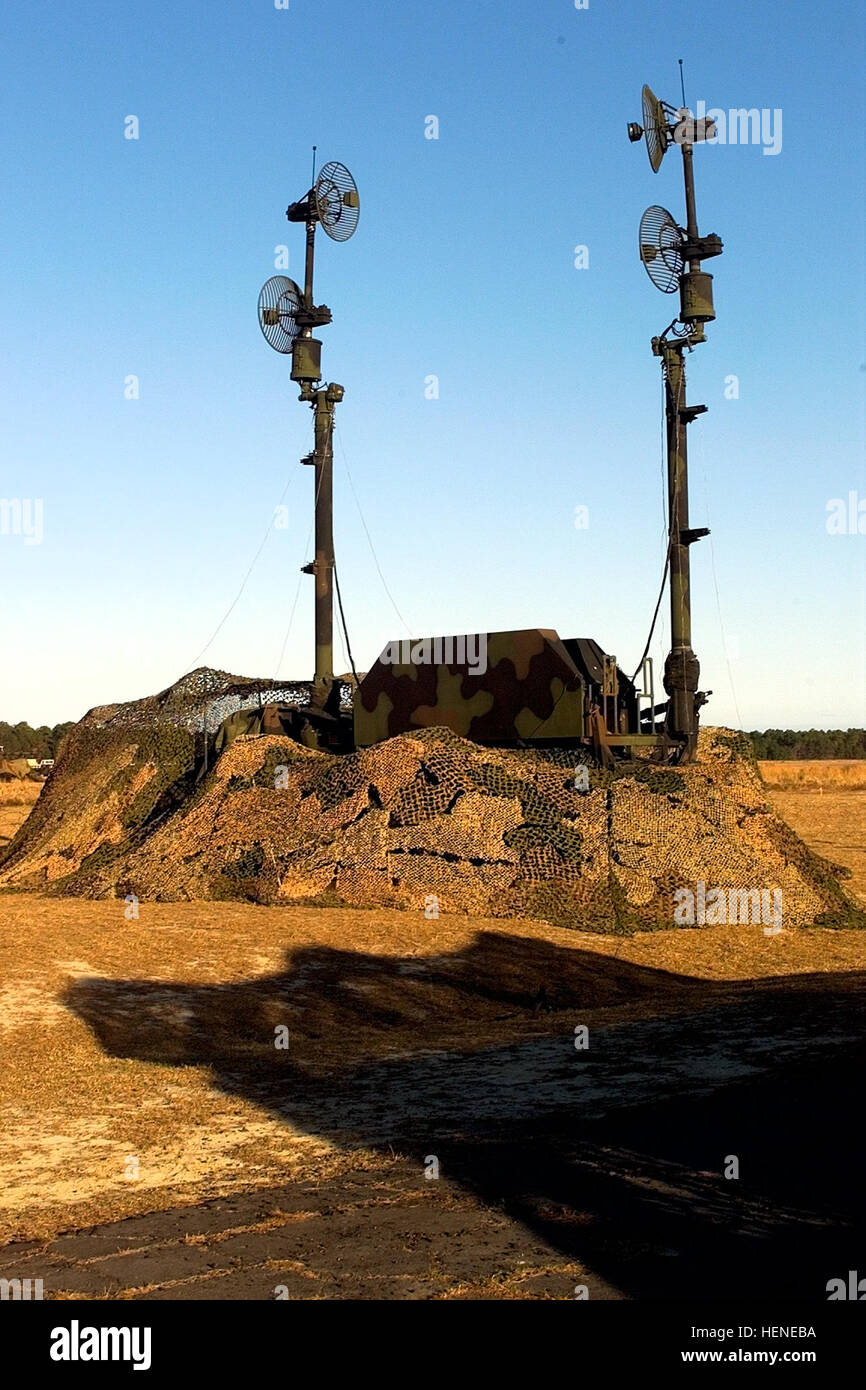 Patriot antenna mast grp Stock Photo - Alamy