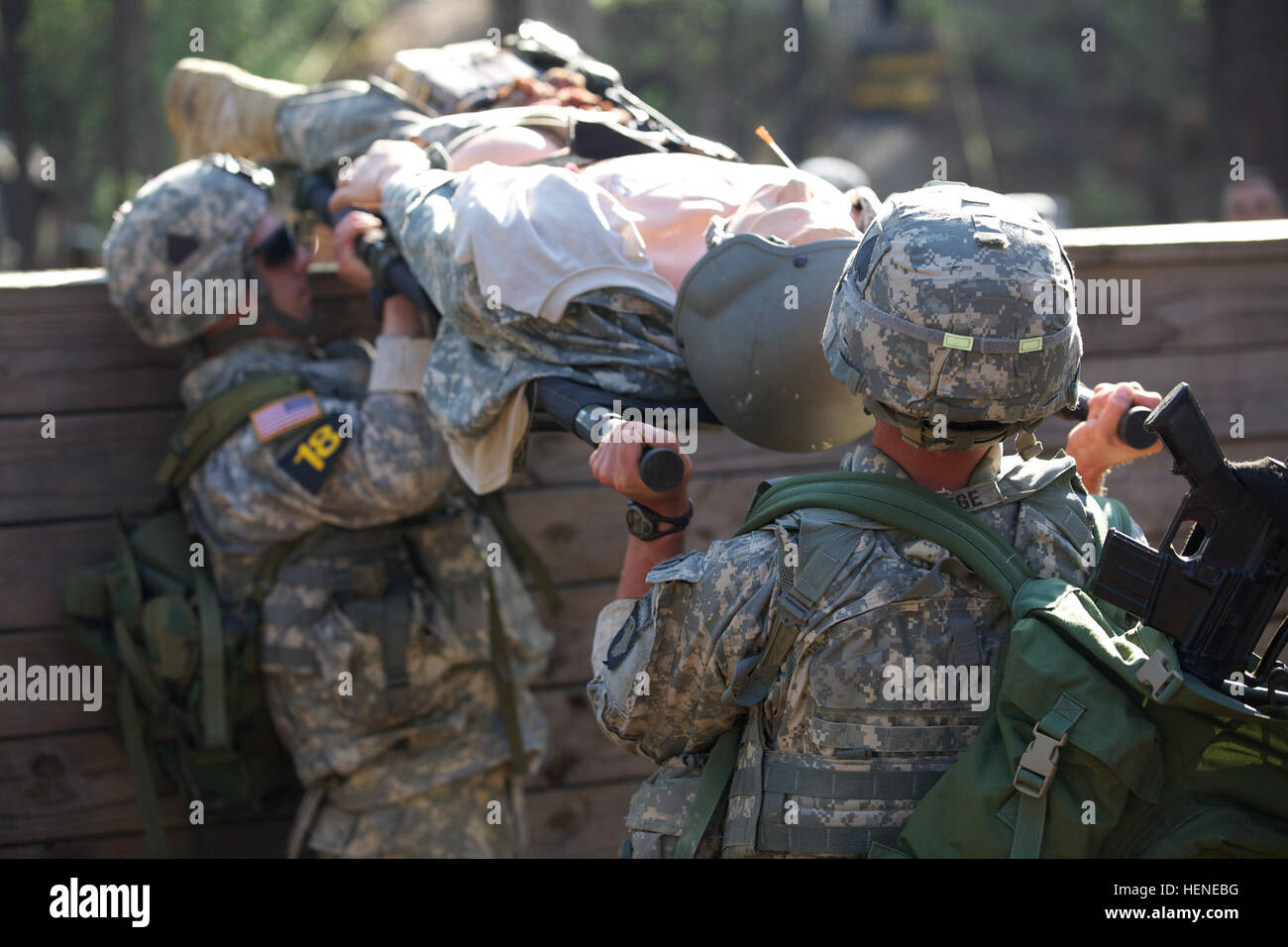 U.S. Army 1st Lt. Jonathan Brege (right) and 1st Lt. Jeffery Ivas (left ...