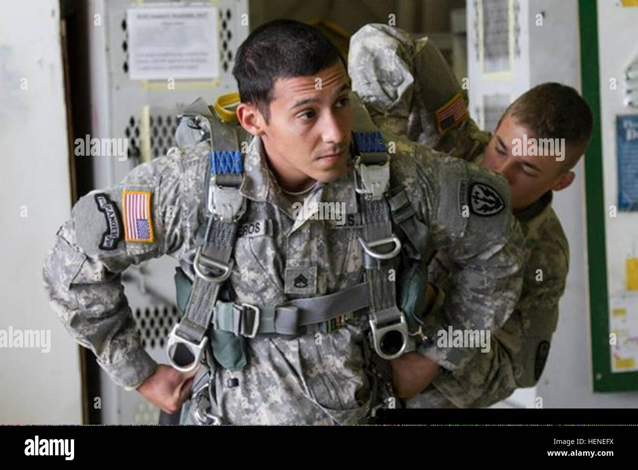 U.S. Army Staff Sgt. Dan Cisneros, a squad leader with the 2nd Squadron ...