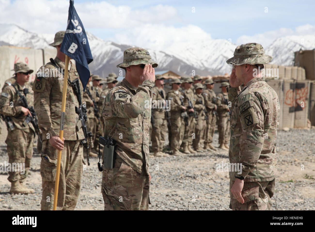 U.S. Soldiers of 1st Battalion, 32nd Infantry Regiment, 3rd Brigade ...