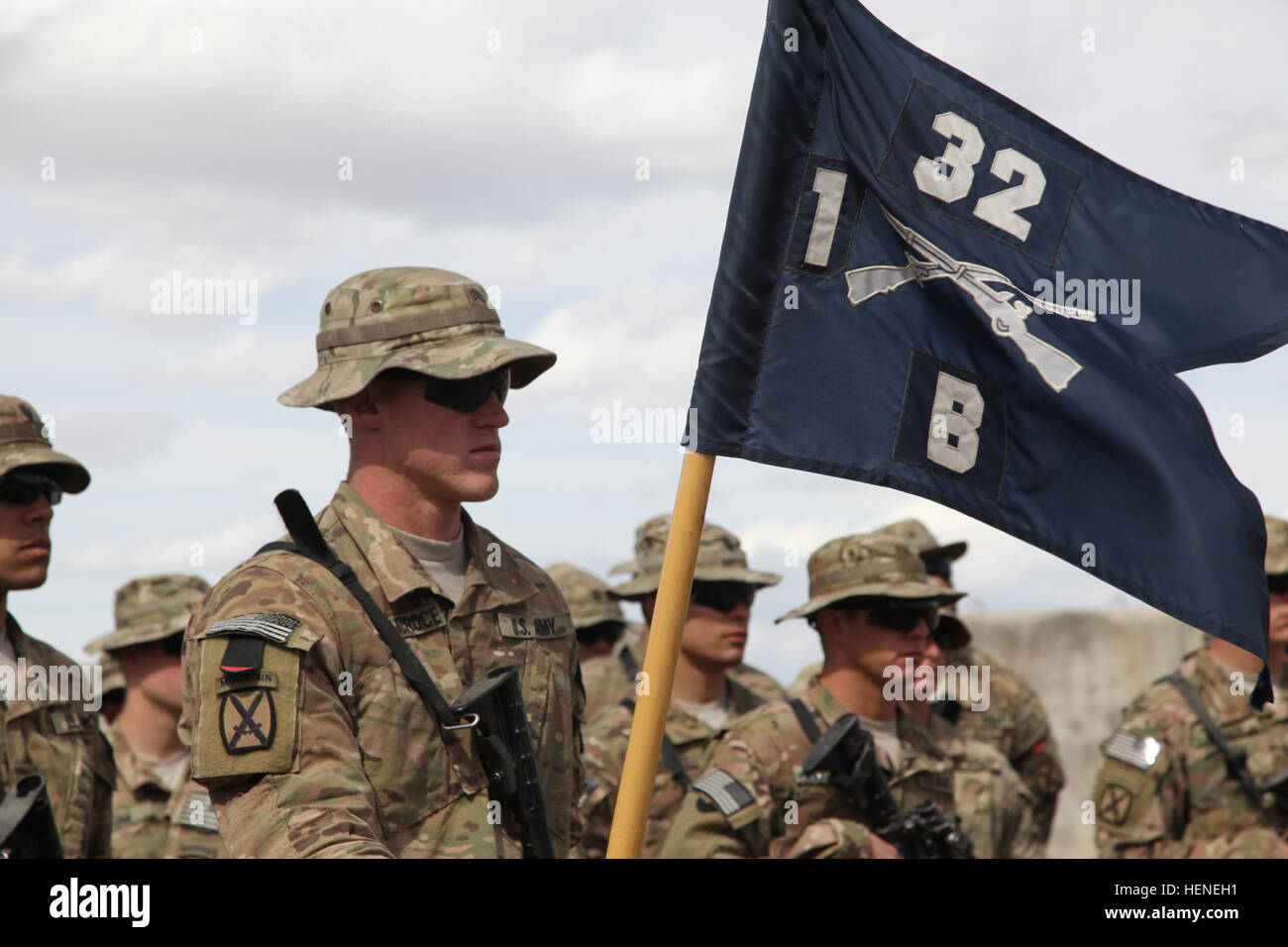 U.S. Soldiers of 1st Battalion, 32nd Infantry Regiment, 3rd Brigade ...