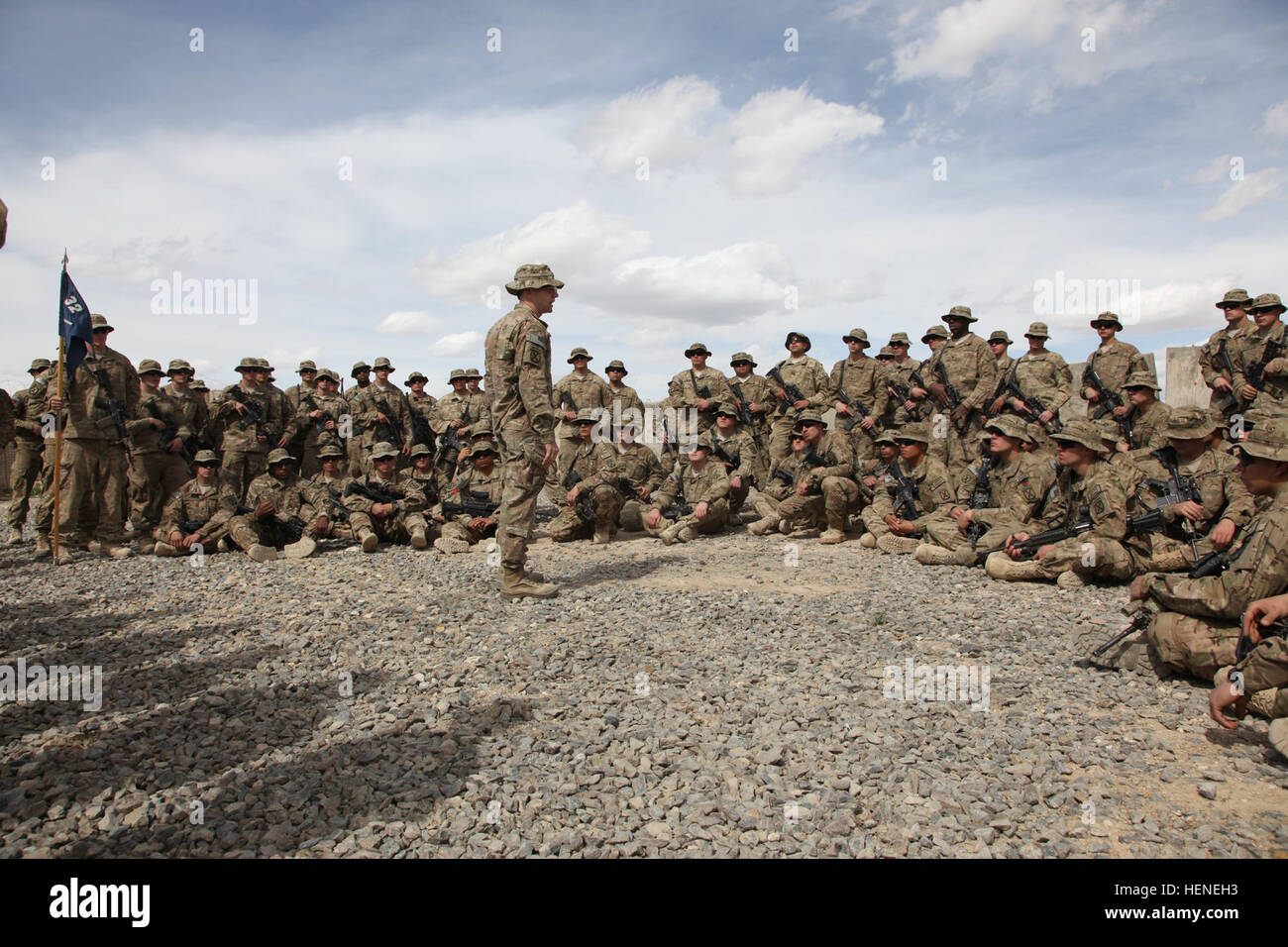 U.S. Army Col. Sam Whitehurst, commander of 3rd Brigade Combat Team ...