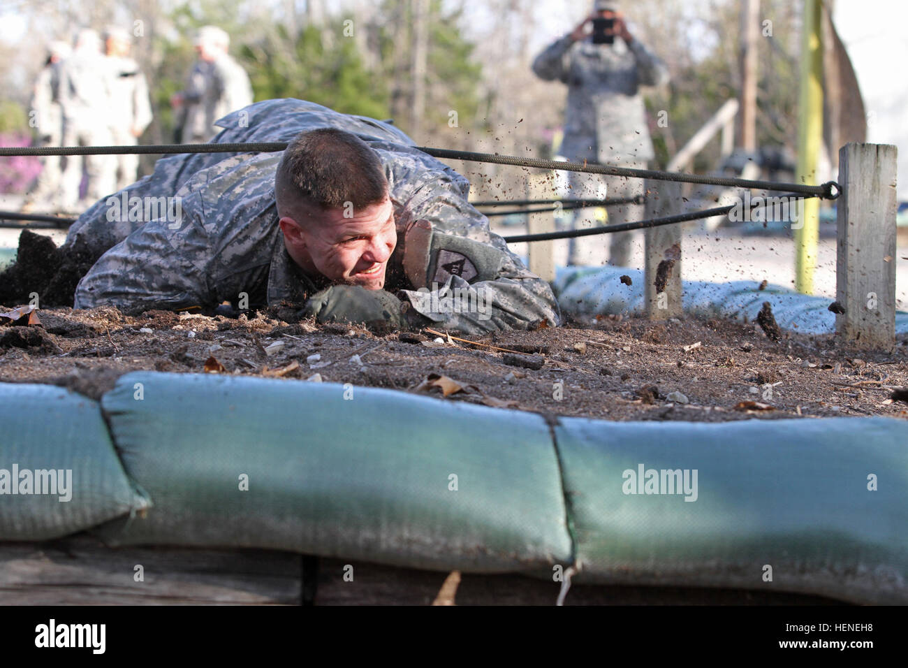 Spc. Derek Cummings of San Luis Obispo, Calif., 91st Training Division ...