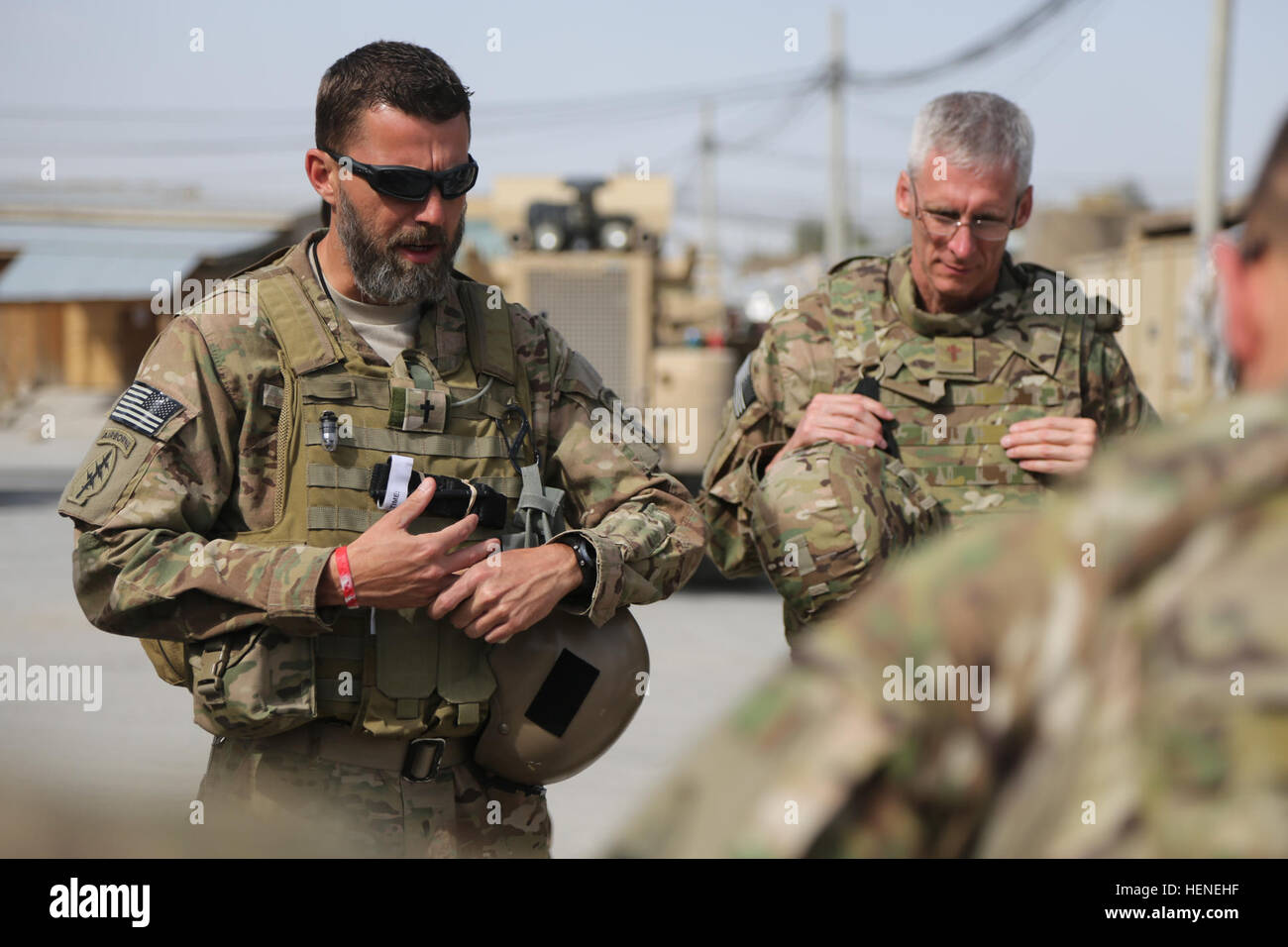 U.S. Army Capt. Walter Frye, a chaplain assigned to Special Operations ...