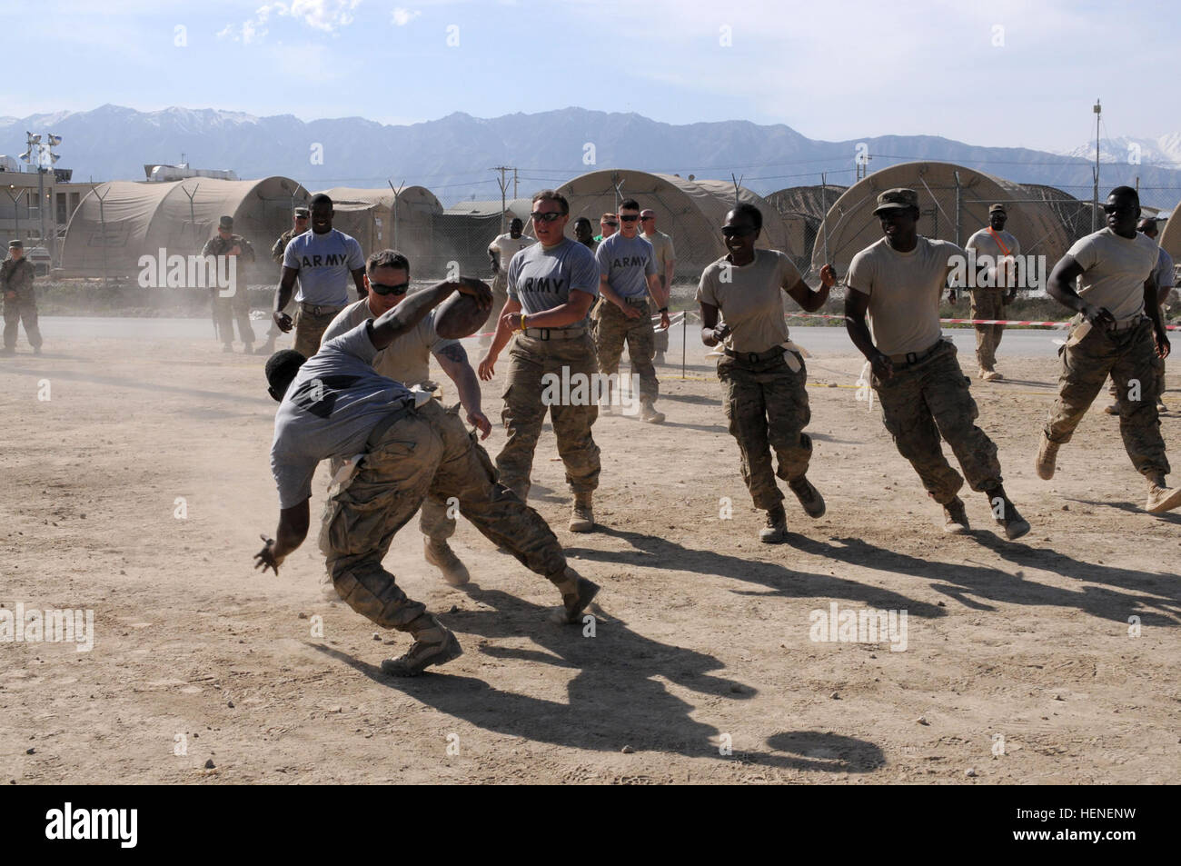 Soldiers from and attached to the Portland, Maine-based 133rd Engineer ...