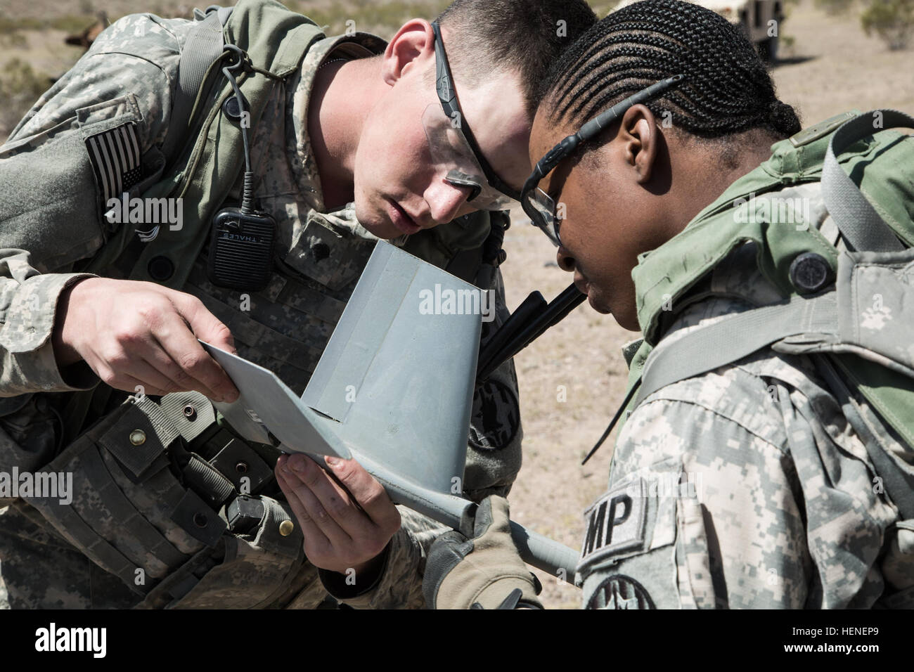 FORT IRWIN, Calif. - U.S. Army Soldiers, assigned to 977th Military ...