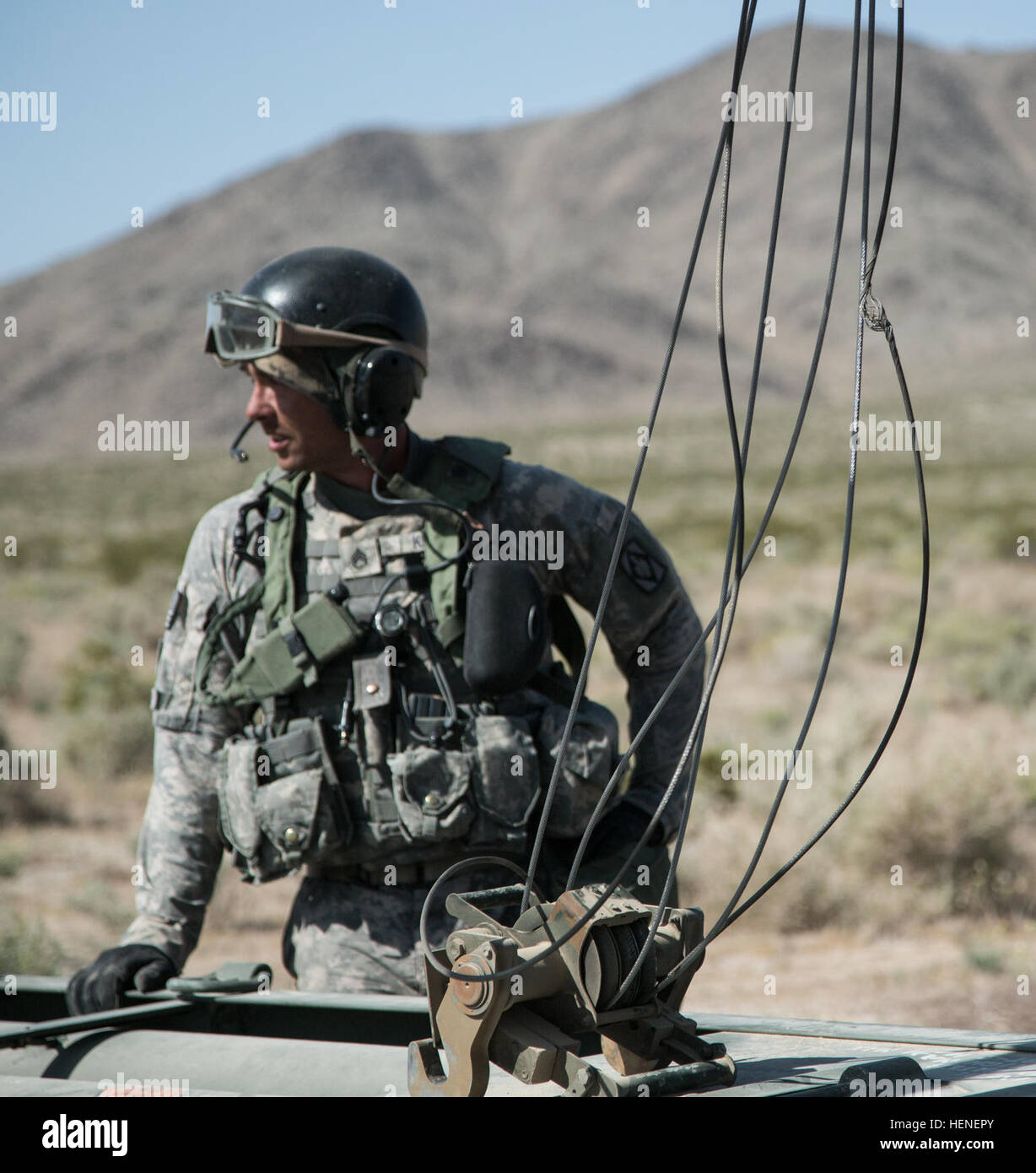 A U.S. Army Soldier, assigned to Alpha Company, 2nd Battalion, 34th ...