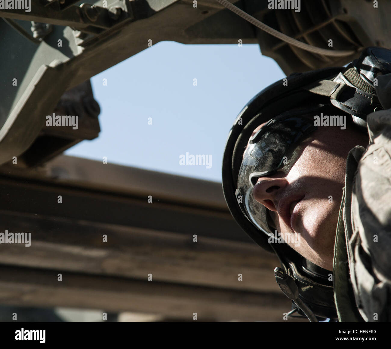 FORT IRWIN, Calif. - A U.S. Army Soldier, assigned to Alpha Company ...