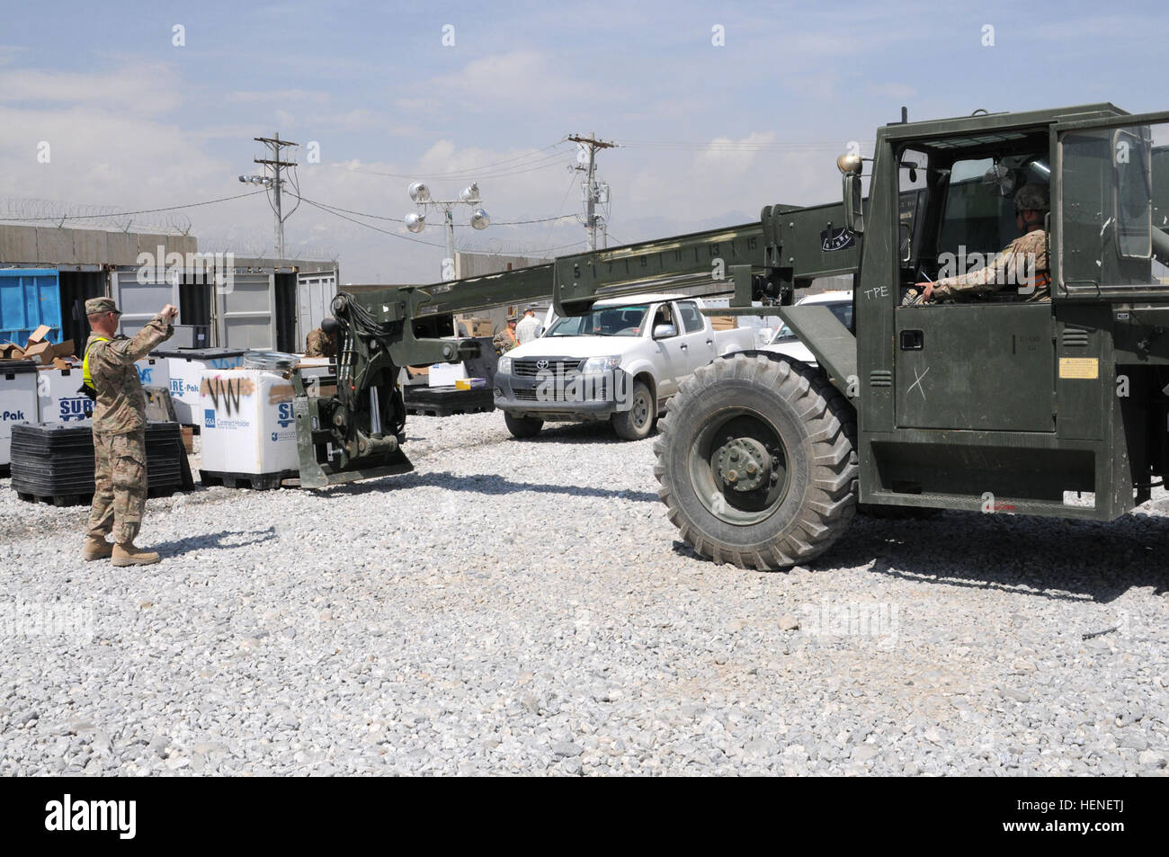 Parsons, Kan., native Sgt. Daniel Hogan (left), an automated logistics ...