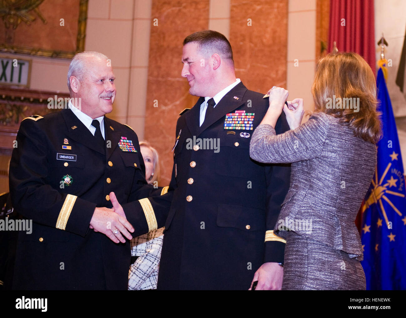 Indiana National Guard Adjutant General Maj. Gen. R. Martin Umbarger ...