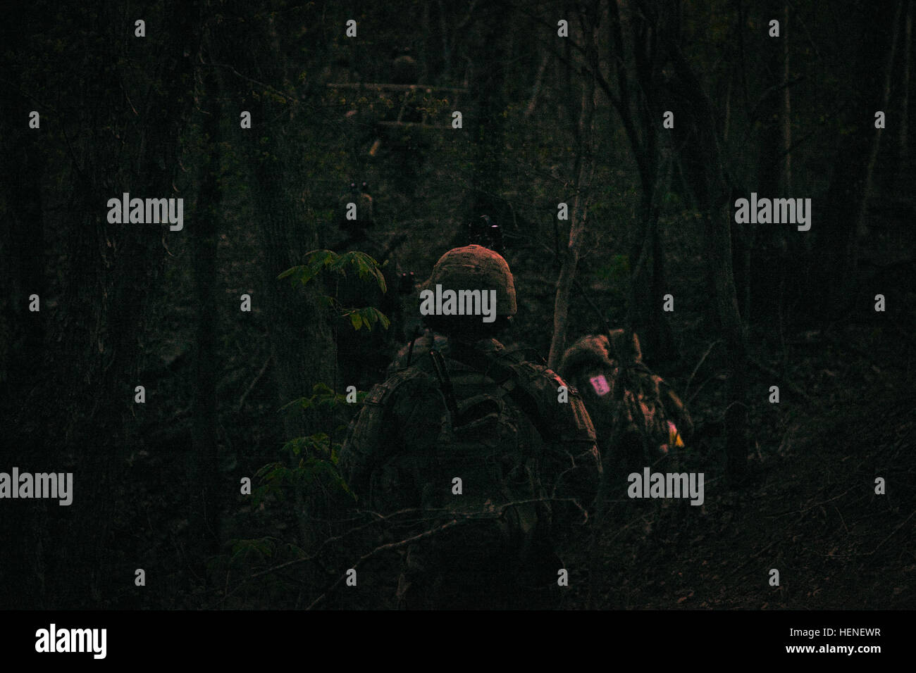 U.S. Army Rangers, assigned to 2nd Platoon, Charlie Company, 3rd ...