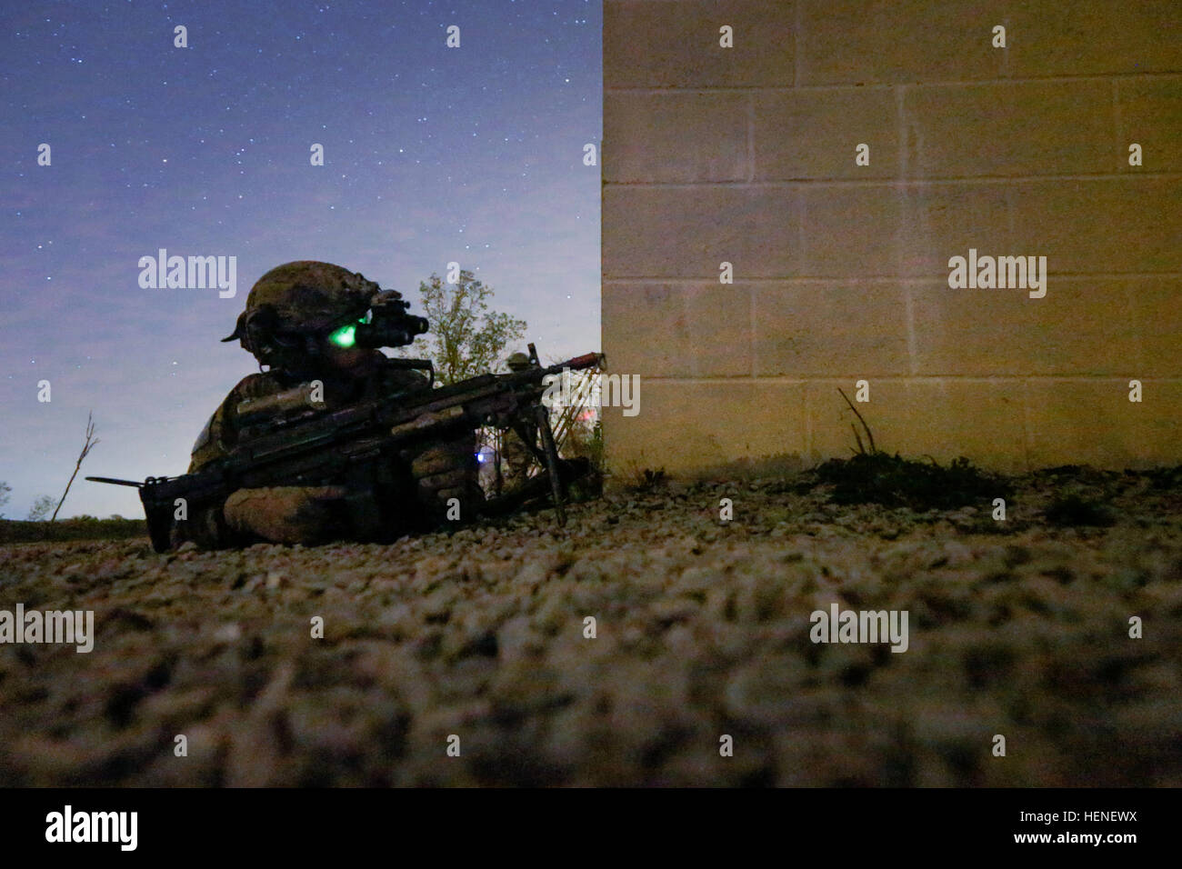 A U.S. Army Ranger, assigned to Charlie Company, 3rd Battalion, 75th ...