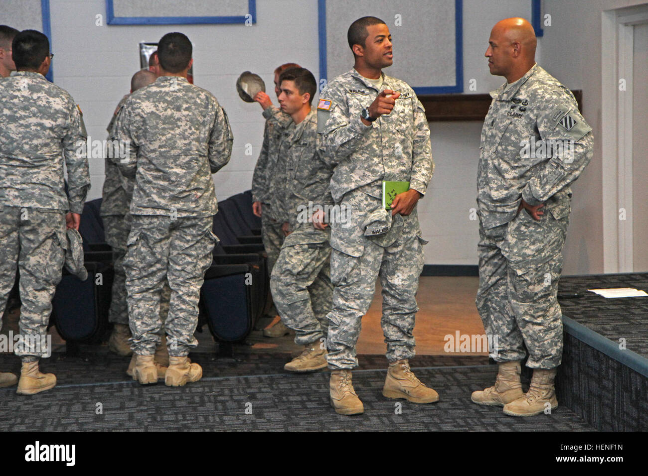 Command Sgt. Maj. Michael Green, the 3rd Armored Brigade Combat Team ...