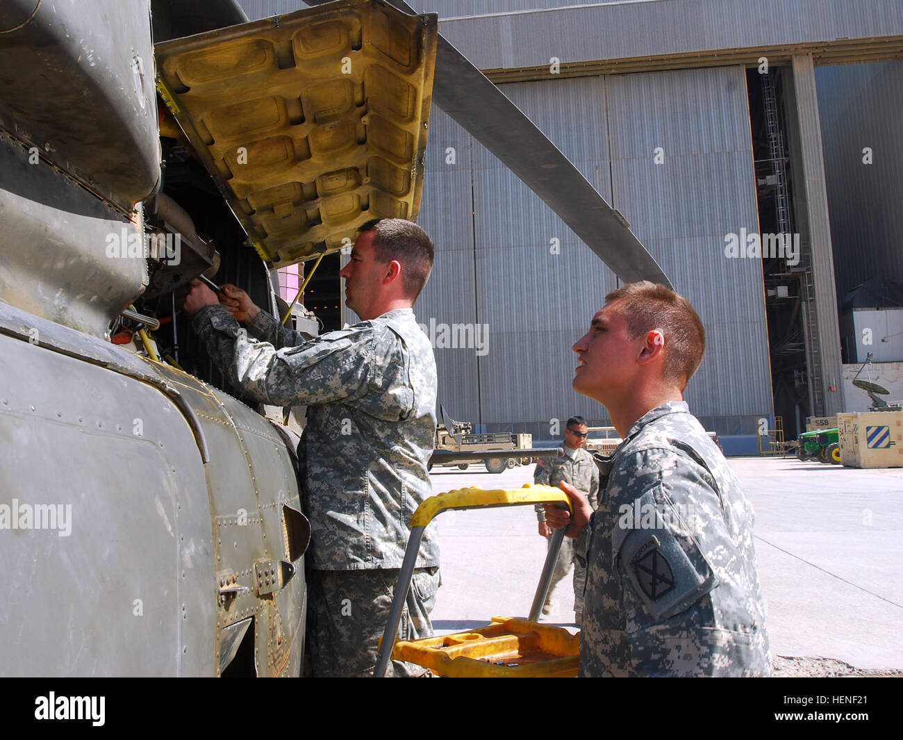 Staff Sgt. Jeremy Lacoe (Left) Troop D 3-17 Cav., and Spc. Brandon ...