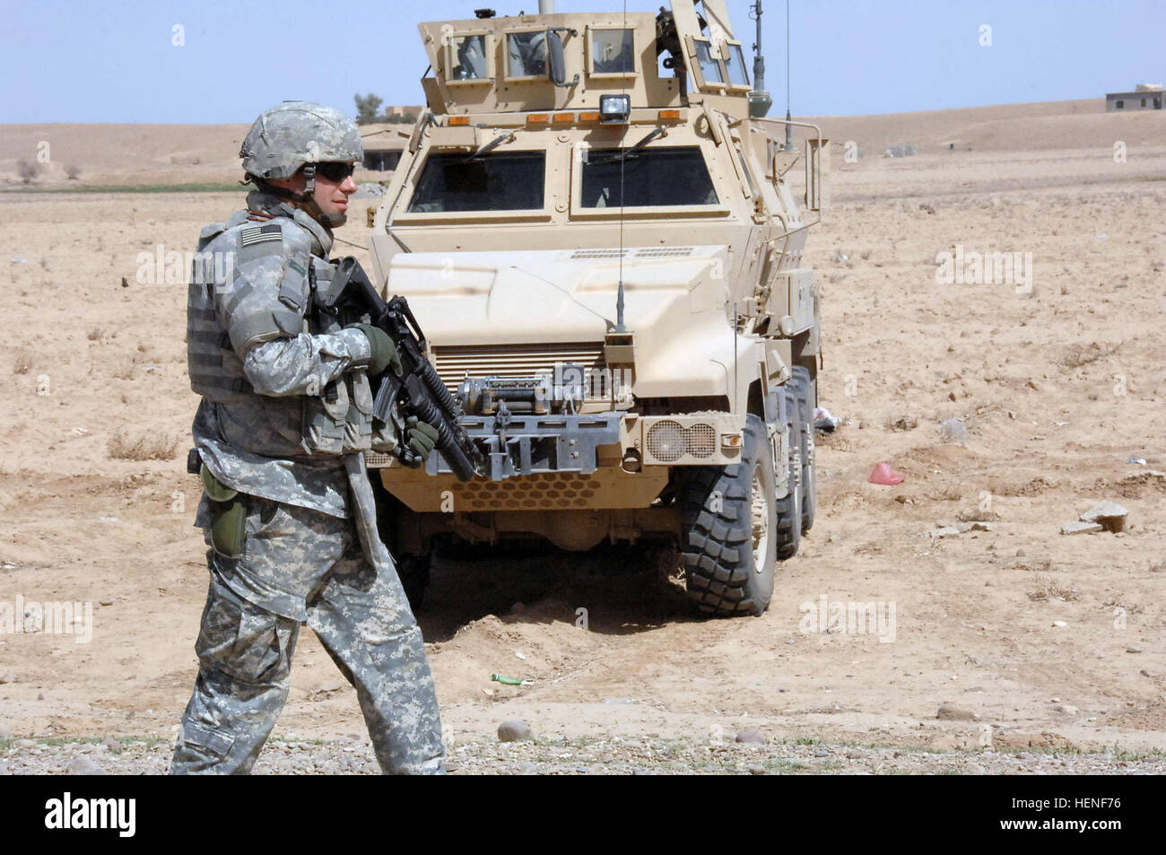 U.S. Army Sgt. Brady Obrien of the 56th MP Company, attached to the ...