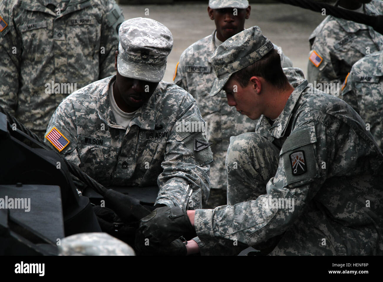 Sgt. 1st Class Patrick Wilson, from the 7th Army Joint Multinational ...