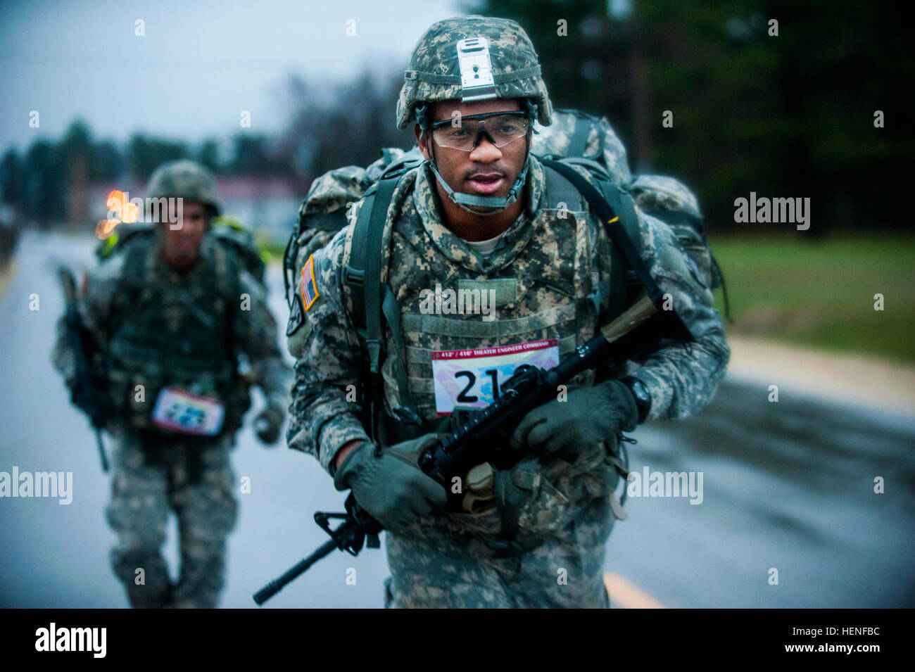 Sgt. Juan Jackson, an internment resettlement specialist with the 493rd ...