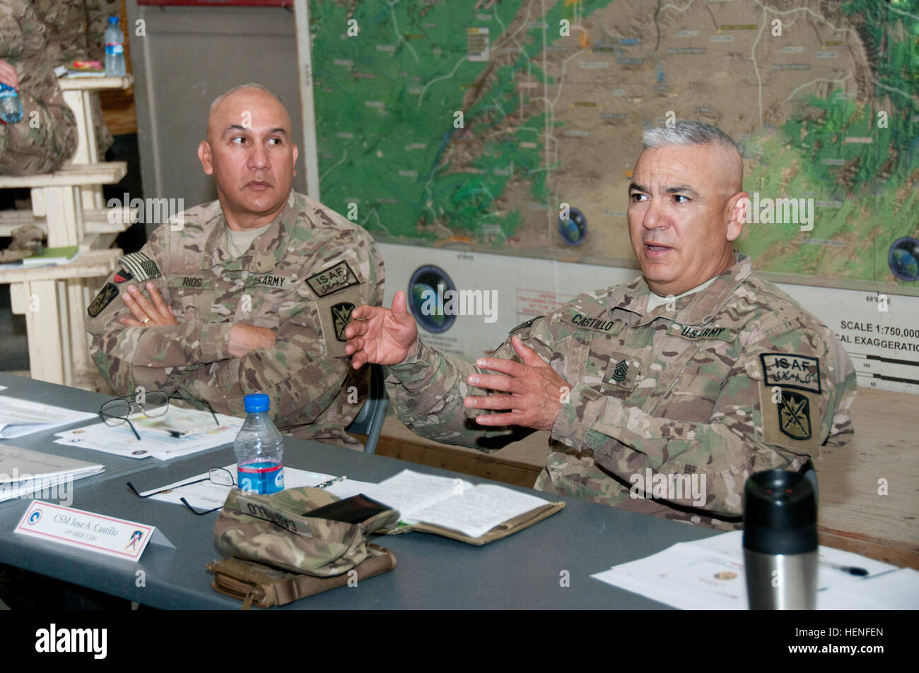 Command Sgt. Maj. Jose A. Castillo, the senior enlisted leader of the ...