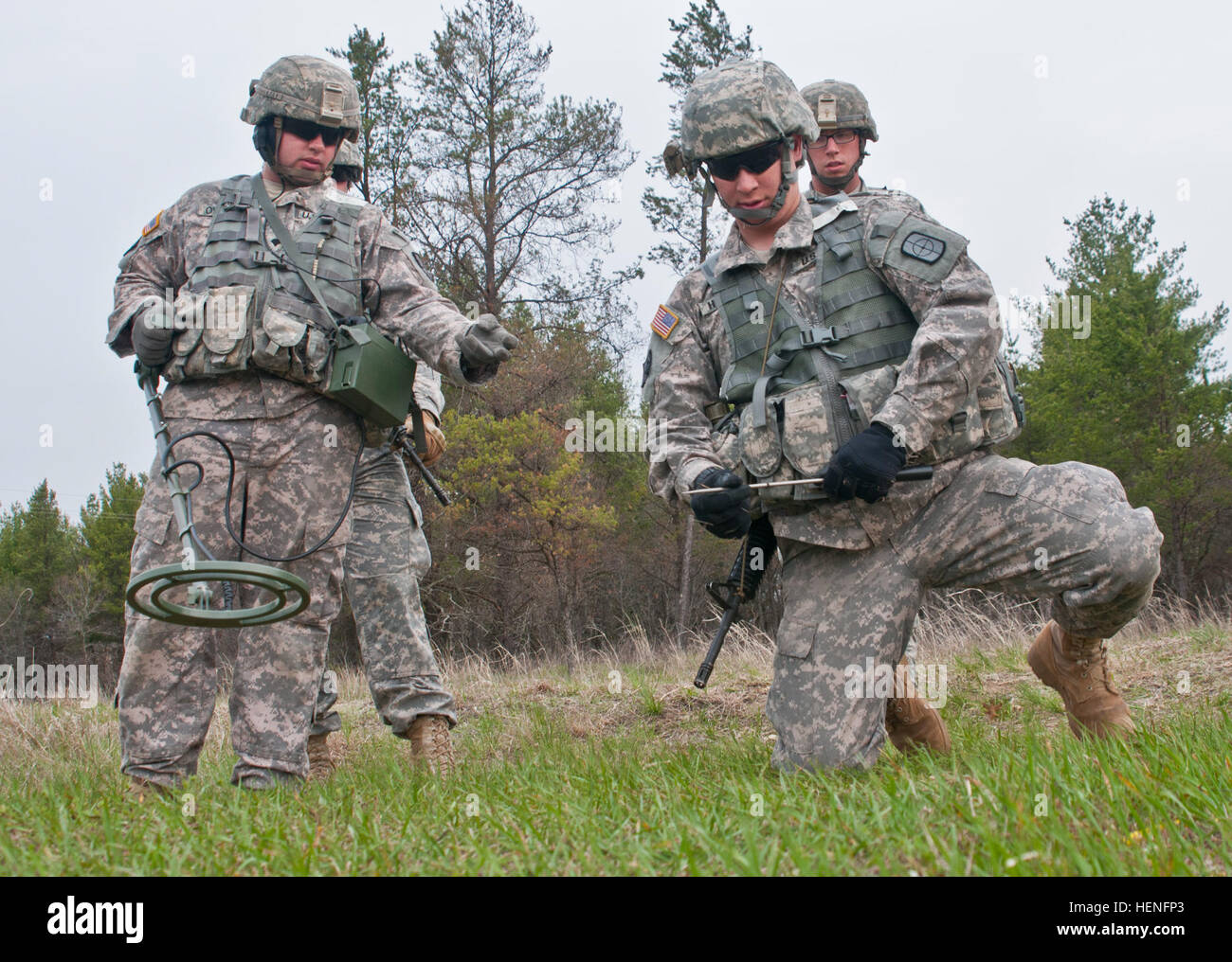 Team six's Spc. Nicholas Harvey from Springdale, Ark., instructs Spc ...