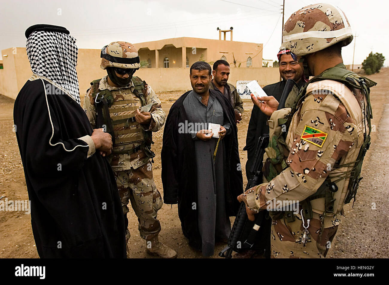 CAMP TAJI, Iraq – Iraqi Army Soldiers from the 39th Iraqi Army Brigade ...