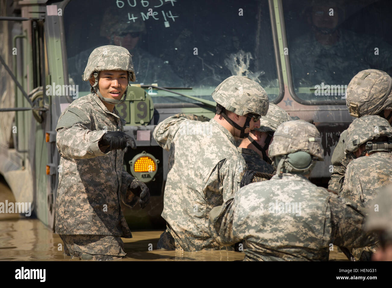 U.S. Army 1st Lt. Luan Nguyen, 443rd Transportation Company, Omaha, Neb ...
