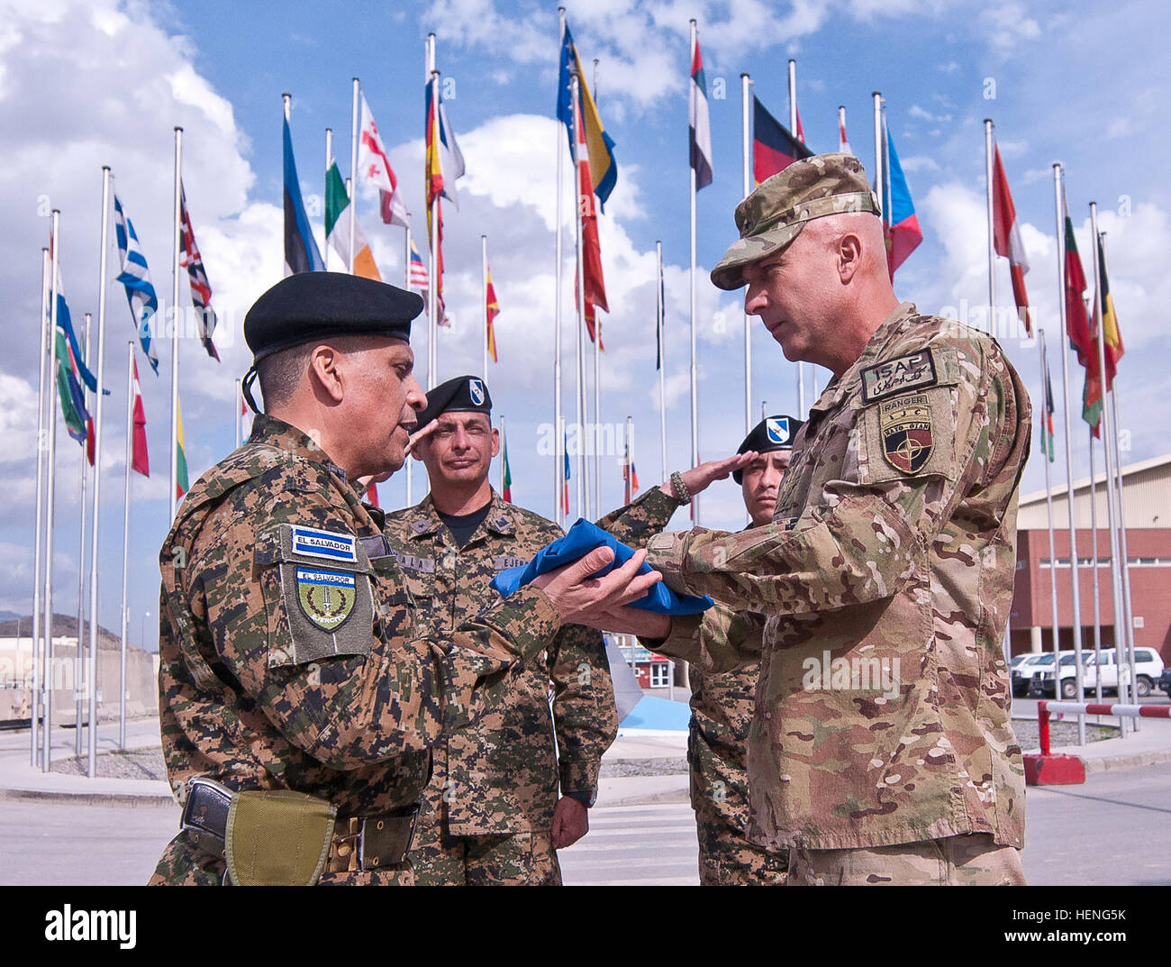 Lt. Gen. Joe Anderson (right), commanding general for ISAF Joint ...