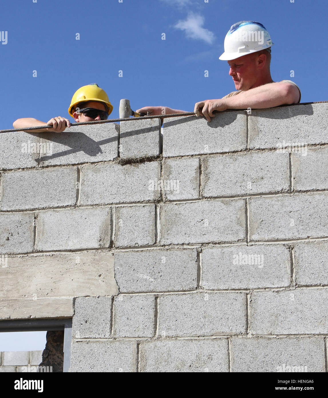 Spc. Kimberly Storey, a native of St. Charles, Minn., and Spc. Justin ...
