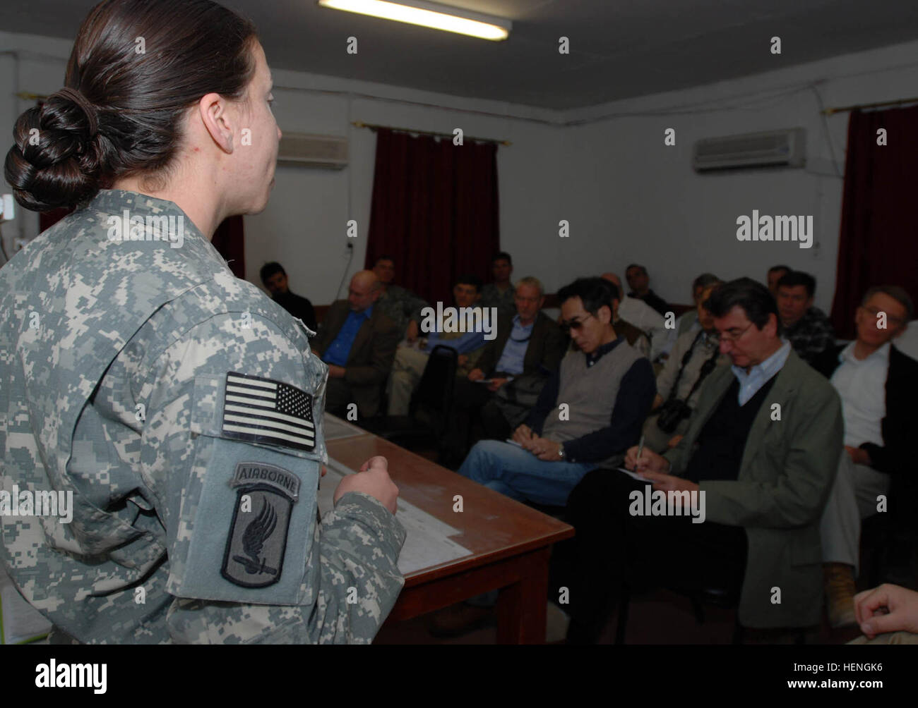 Army Capt. Justine Krumm, Special Troops Battalion Intelligence Officer ...