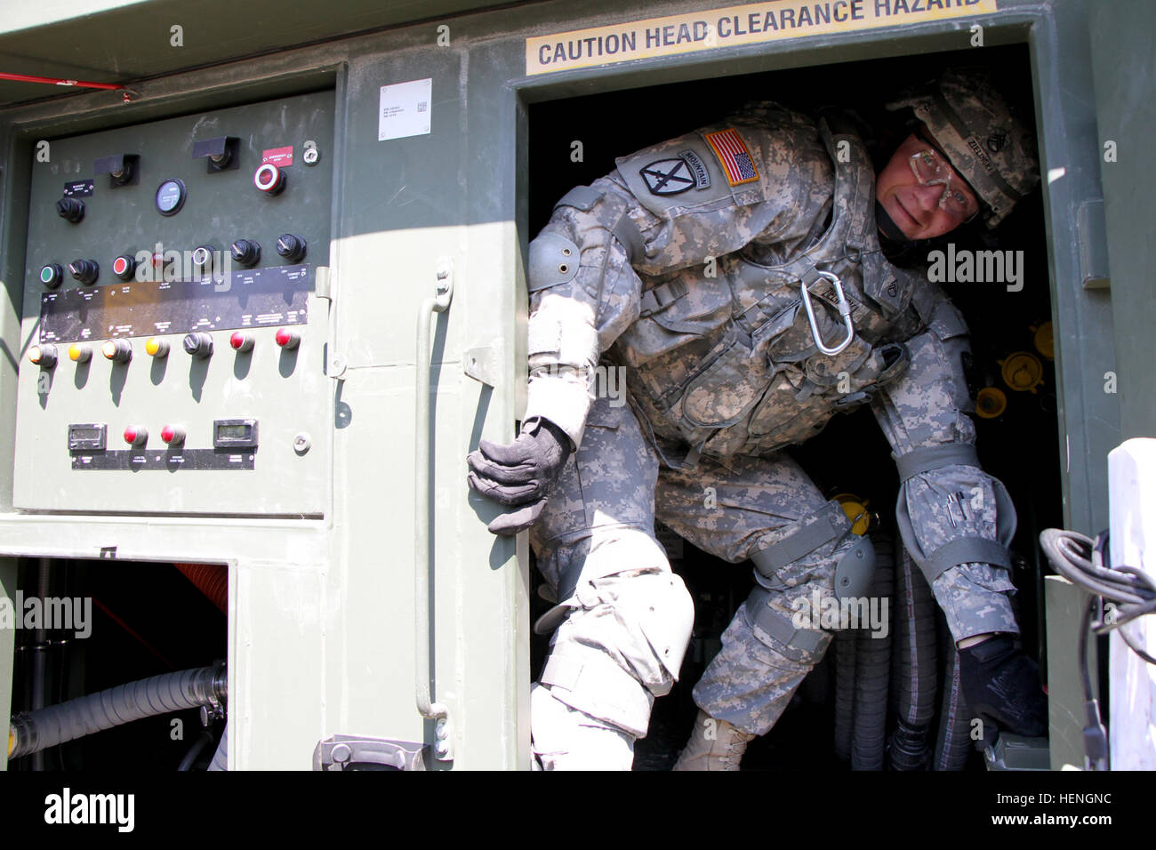 A Knight's Brigade's 515th Transportation Company Soldier, Staff Sgt ...