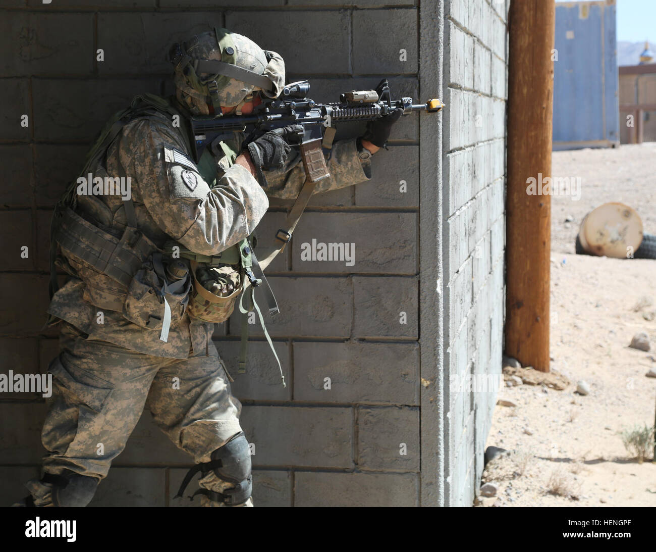 FORT IRWIN, Calif. - A U.S. Army Soldier from the 2nd Brigade, 25th ...