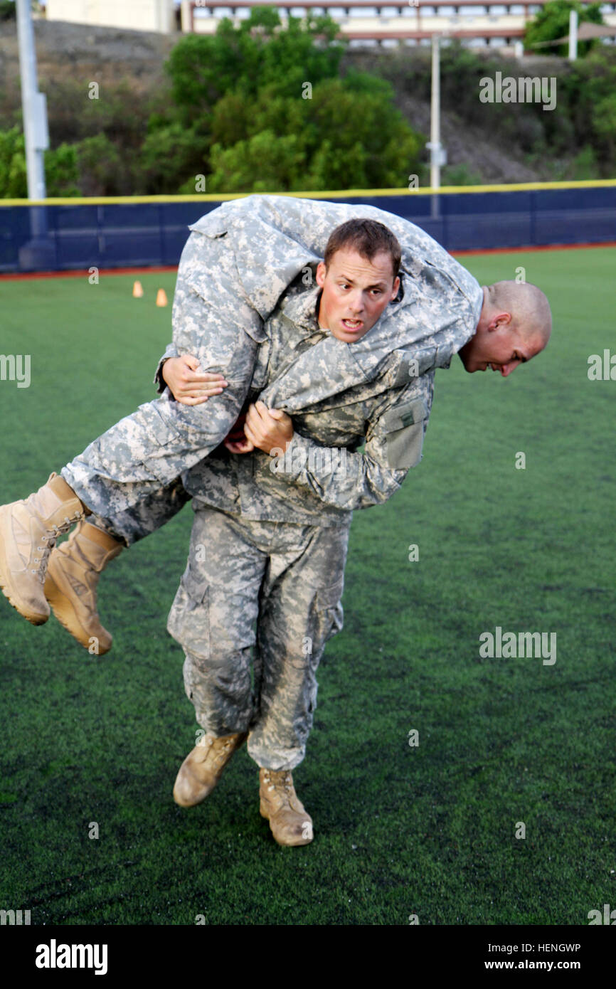 During the physical training portion of the Corporals Course held at ...