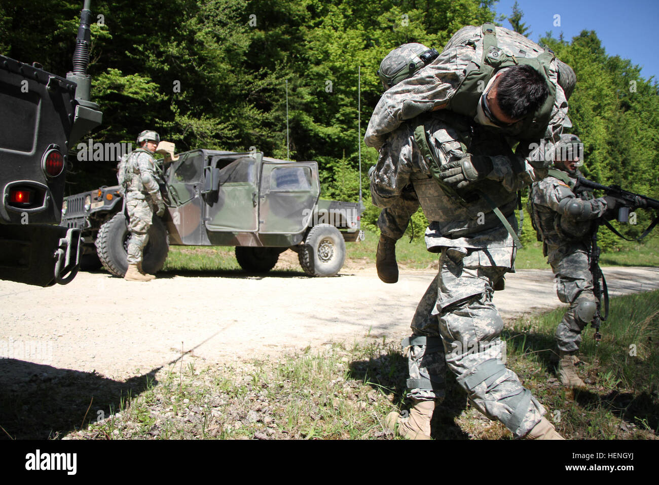 Motor Transportation Operator, Pfc. Keenan Hughes, from the 515th ...