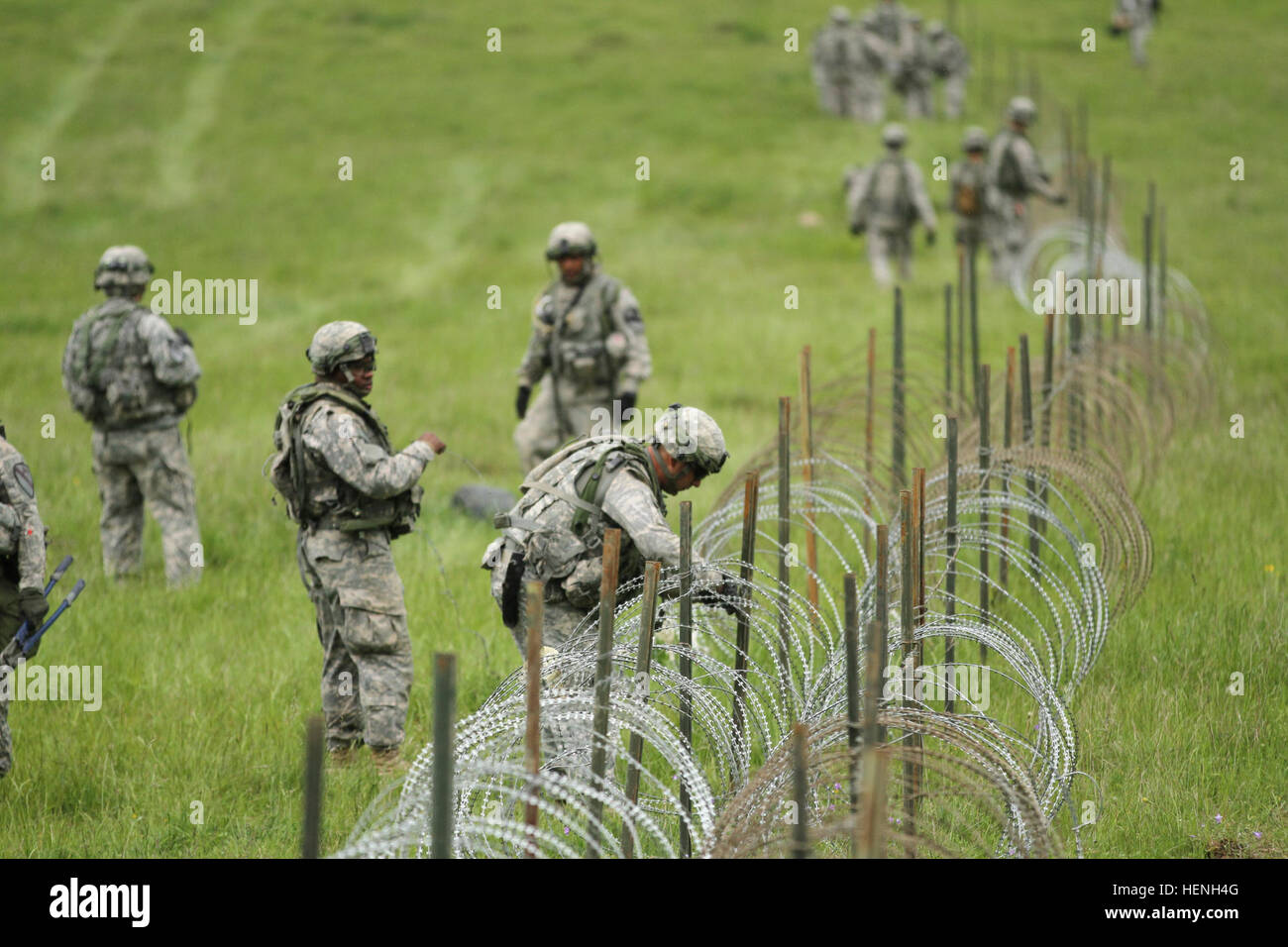 Soldiers from Company B, 91st Brigade Engineer Battalion, 1st Brigade ...