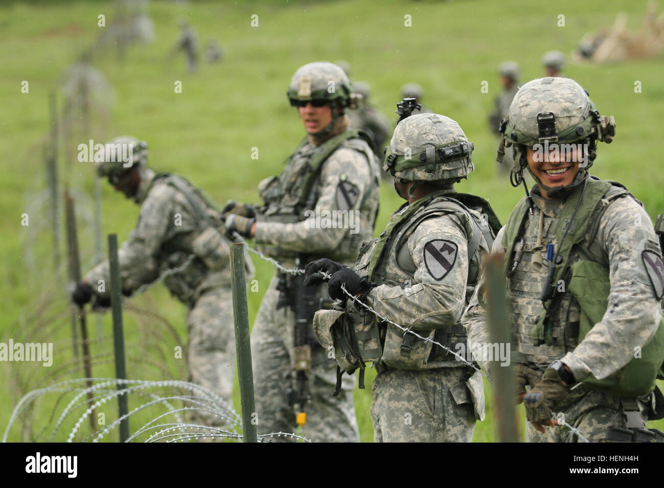 Soldiers from Company B, 91st Brigade Engineer Battalion, 1st Brigade ...