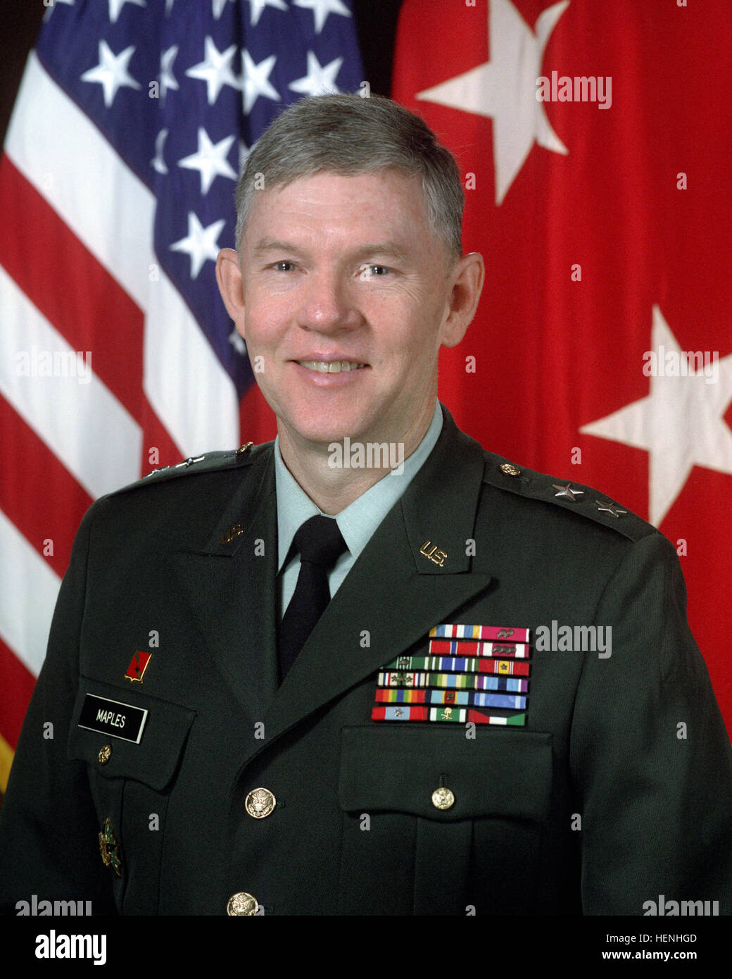Portrait of U.S. Army Maj. Gen. Michael D. Maples Director of ...