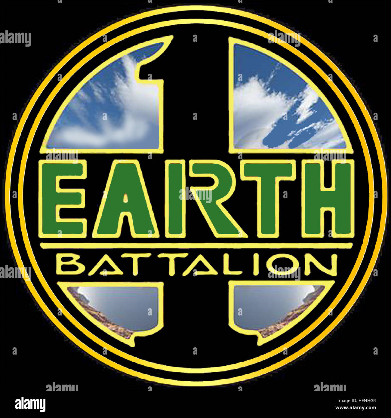 First Earth Battalion Seal Stock Photo - Alamy