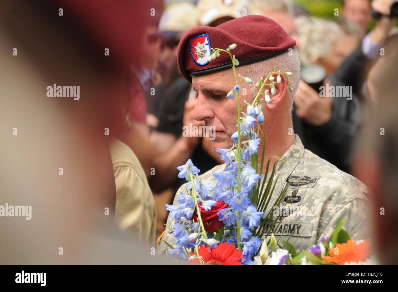 Lt. Col. Clint Baker, commanding officer of the 1st Squadron (Airborne ...