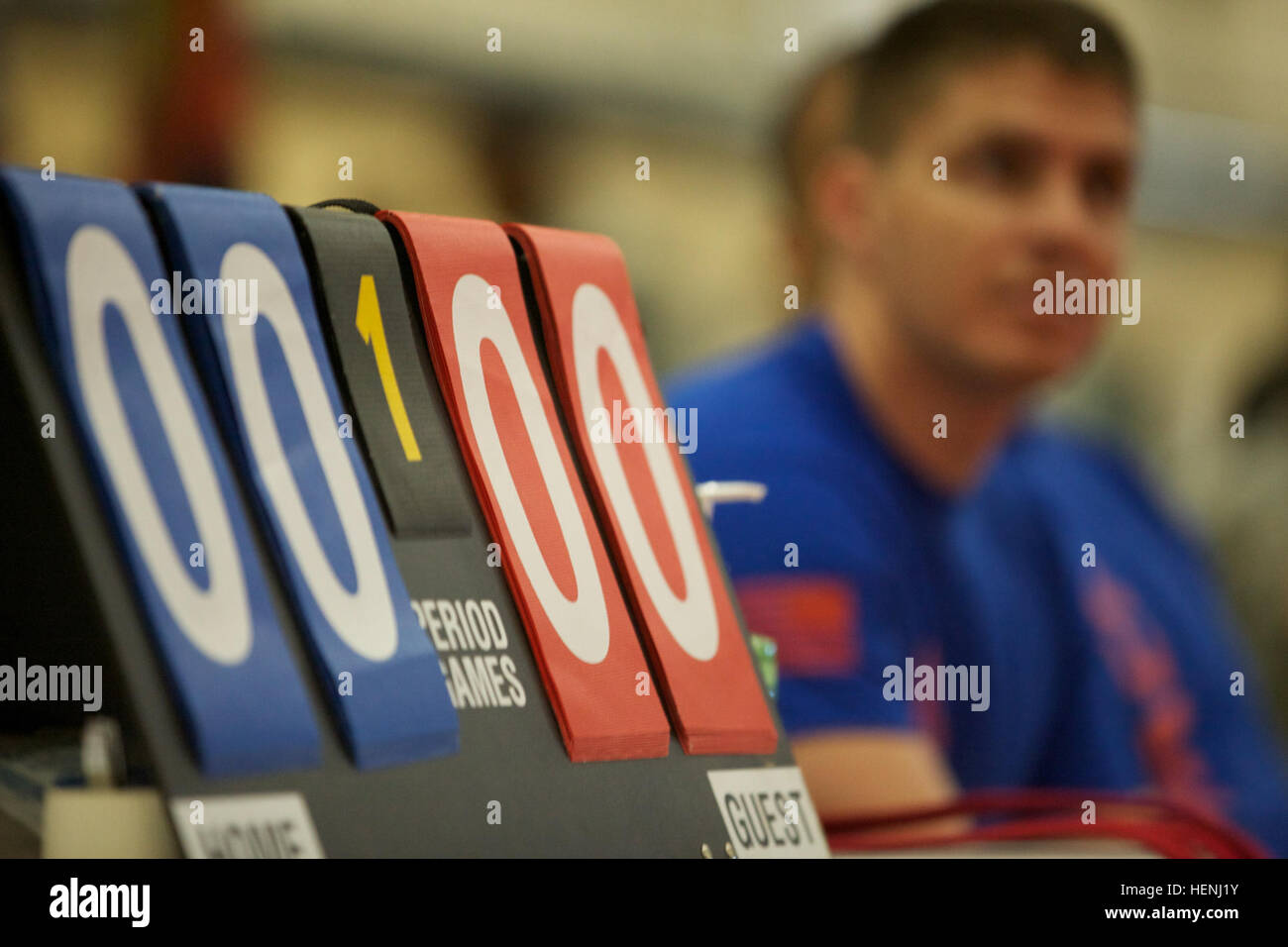 U.S. Army Sgt. John Fell, assigned to 3rd Brigade, 98th Division, sits ...