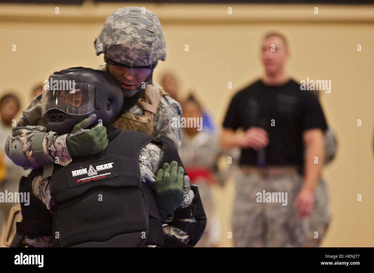 U.S. Army Sgt. 1st Class Ryan Cameron, assigned to 3rd Brigade, 98th ...