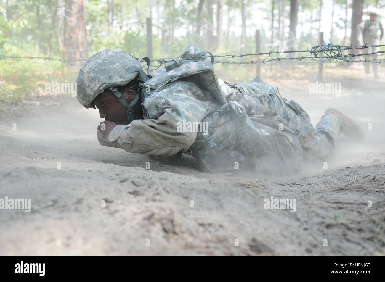 Spc. Jasmine Bandy, a water treatment specialist with the 431st ...