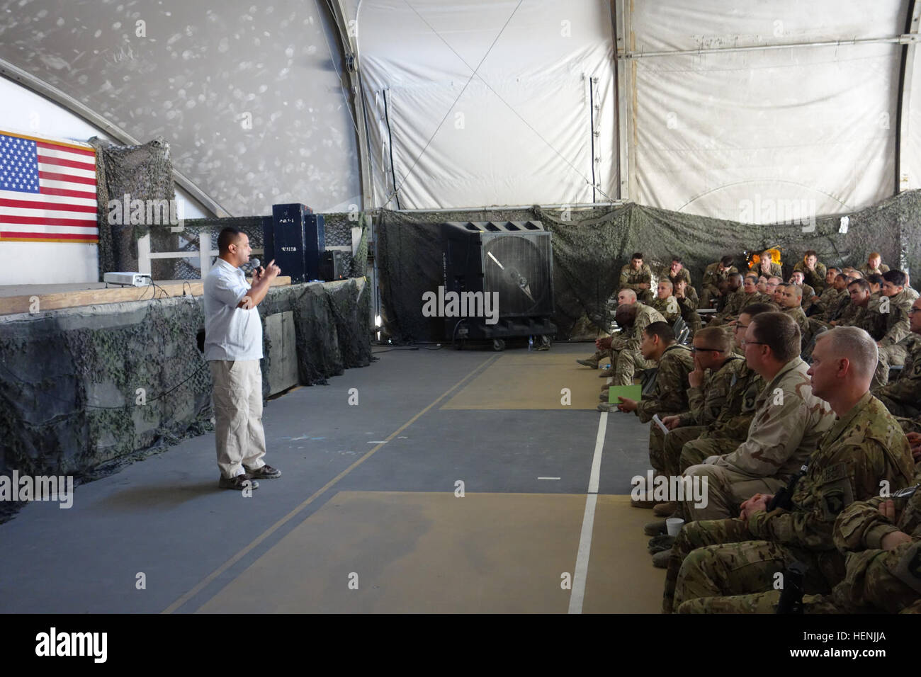 Soldiers from the 415th Military Police Company, hosted Michael Coons ...
