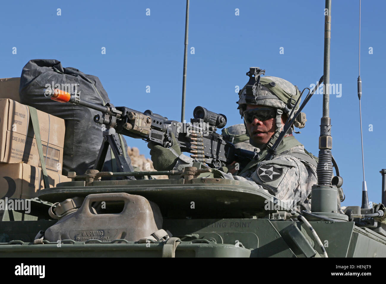 U.S. Army Soldiers from Alpha Company, 2nd Stryker Brigade Combat Team ...