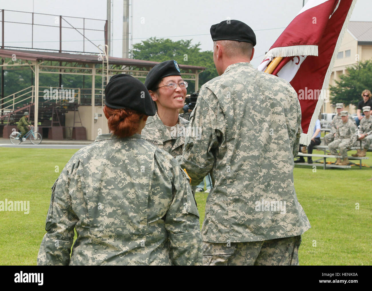 Outgoing U.S. Army Medical Activity-Japan commander, Col. Vivian Huston ...
