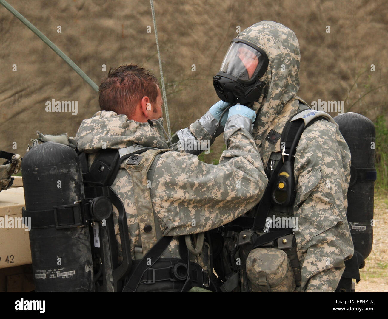 Soldiers from the 20th CBRNE Command (Chemical, Biological ...