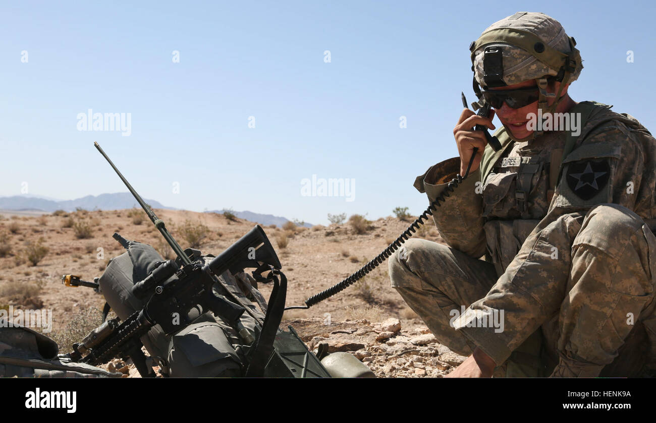 A U.S. Soldier with the 2nd Brigade Combat Team, 2nd Infantry Division ...