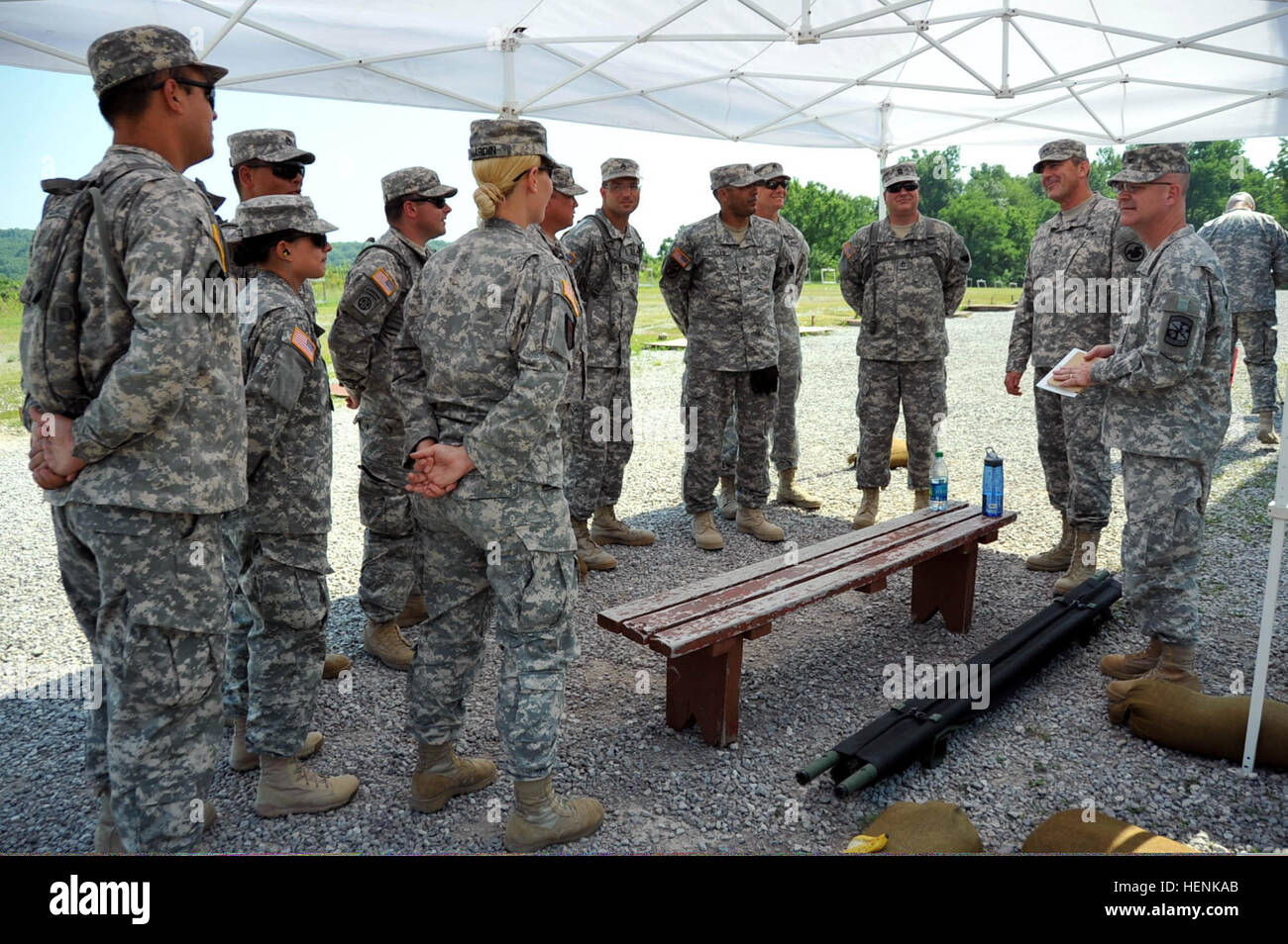 U.S. Army Reserve Command deputy commanding general talks to Cadre ...
