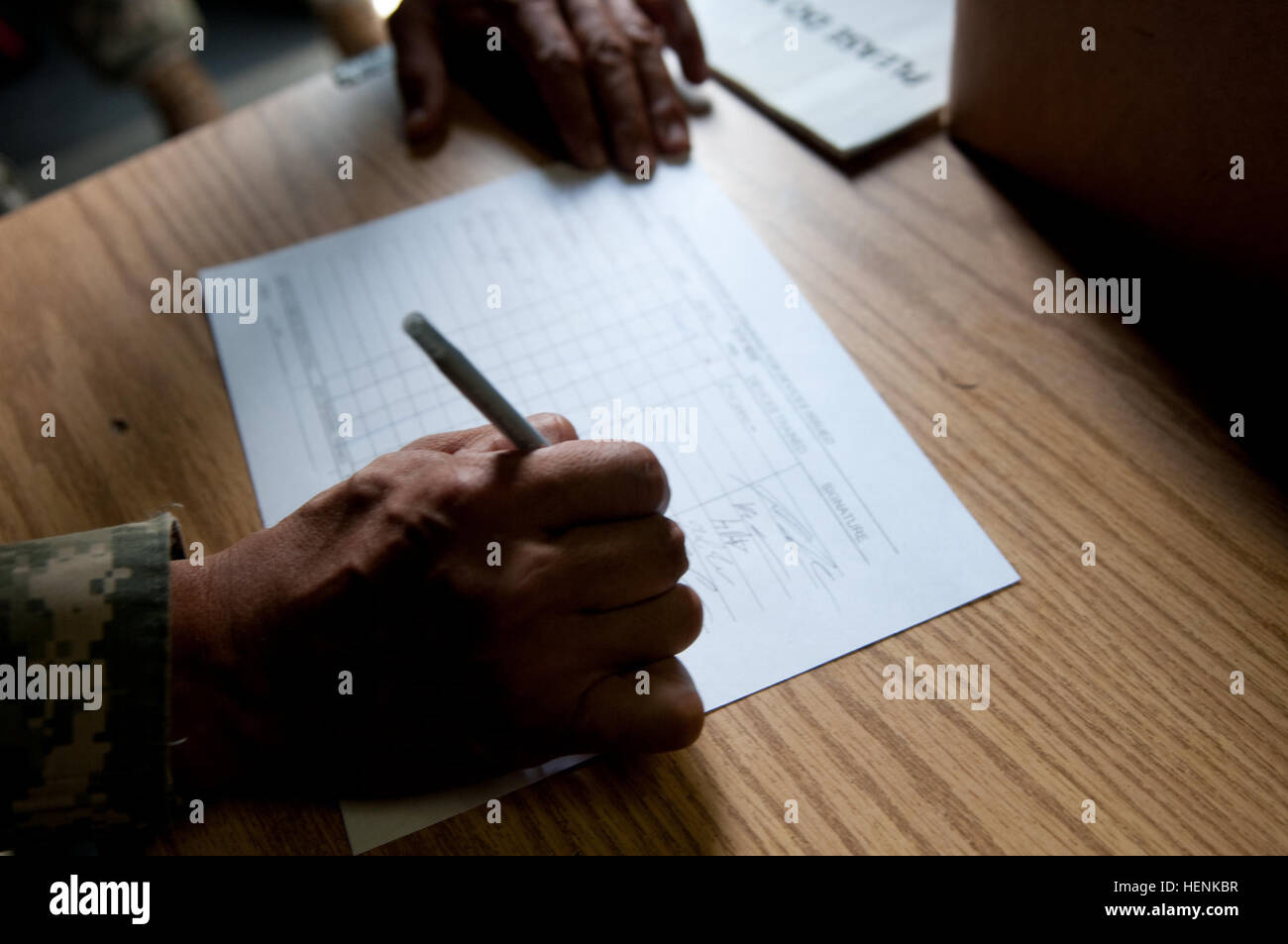 Sgt. Adalberto Reyes, a military policeman with the 301st Military ...