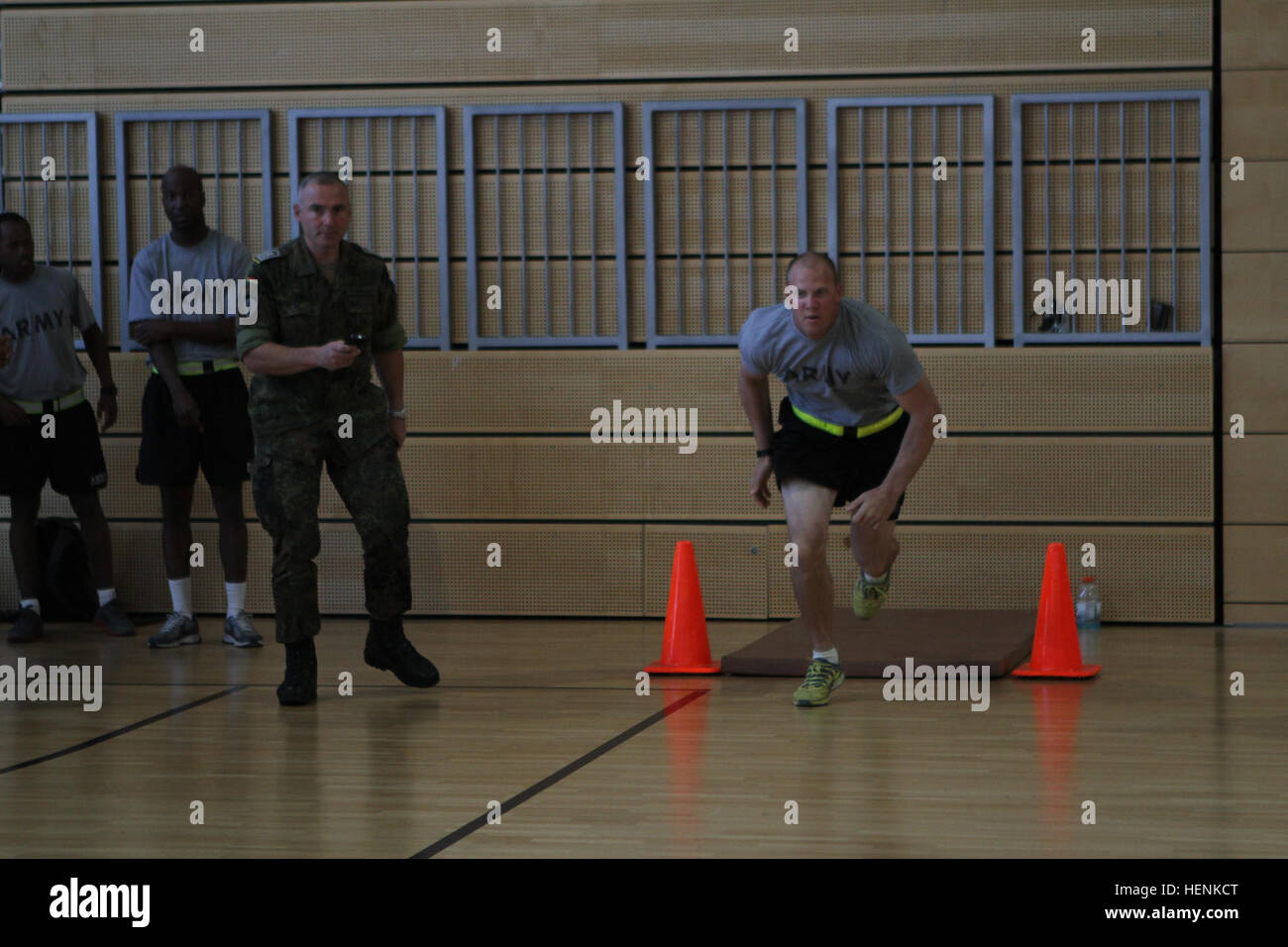 Soldiers from 1st Brigade Combat Team, 1st Cavalry Division run the ...