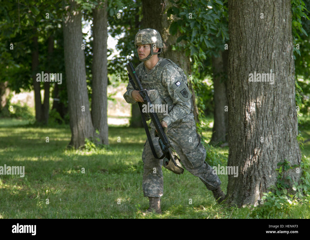 Sgt. Jedidiah Hewson, a human intelligence collector from Mesa, Ariz ...
