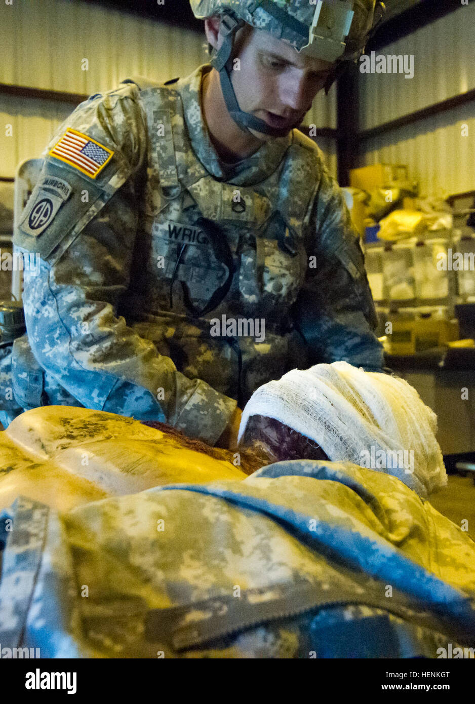 Staff Sgt. Justin Wright, an infantryman with Headquarters and ...